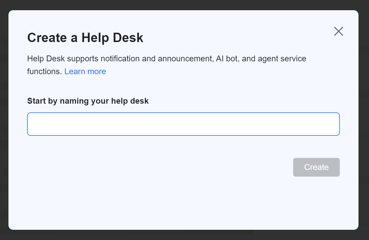 Create, update, and share help desks
