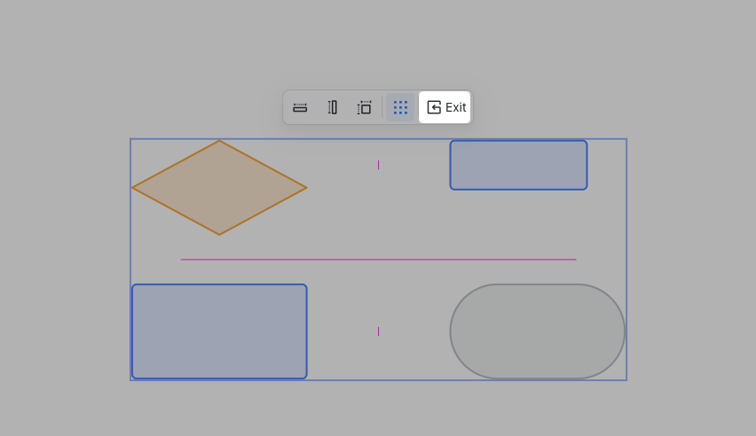 Batch edit shapes in a board