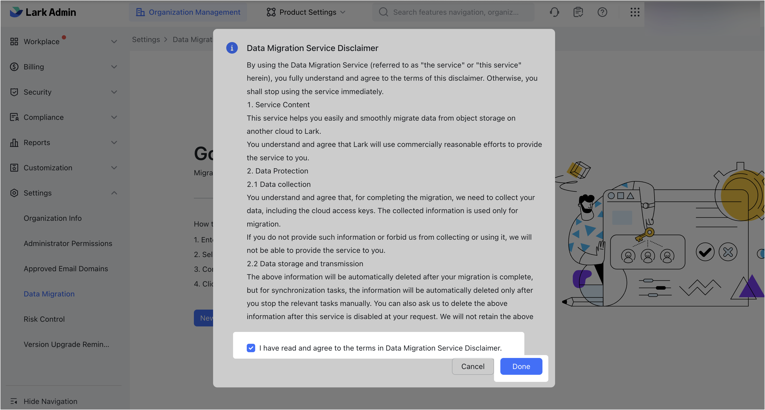 Migrate data from Google Drive to Docs
