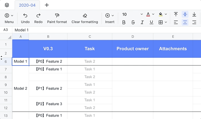 Hide sheets, rows, and columns in Sheets