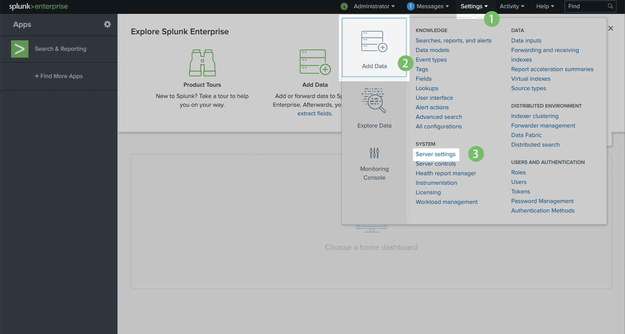 Use the Splunk Connector