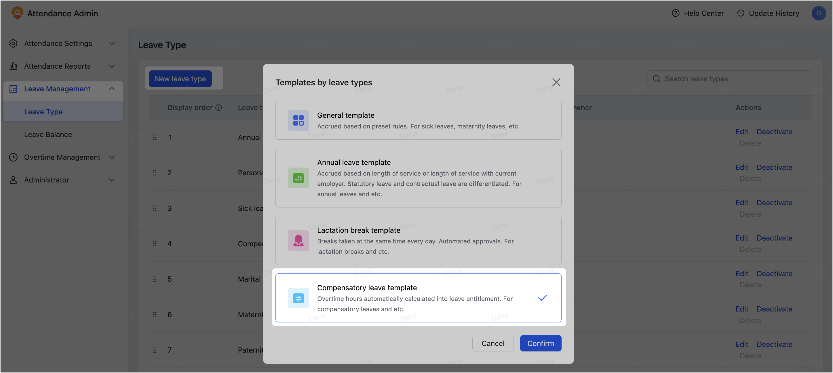 Admin | Configure overtime rules