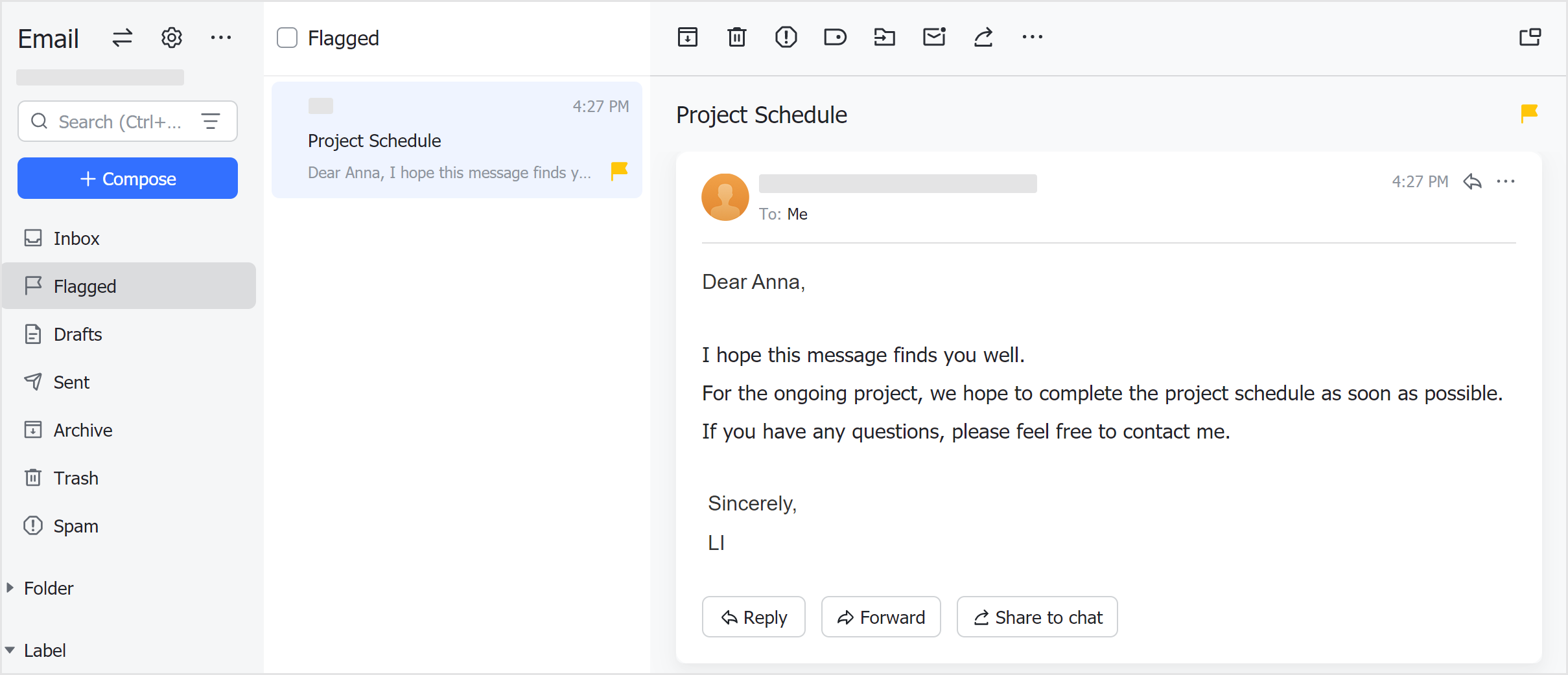 Organize and manage emails