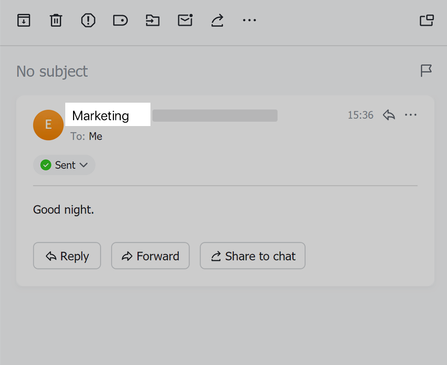 Send emails using a mailing list address