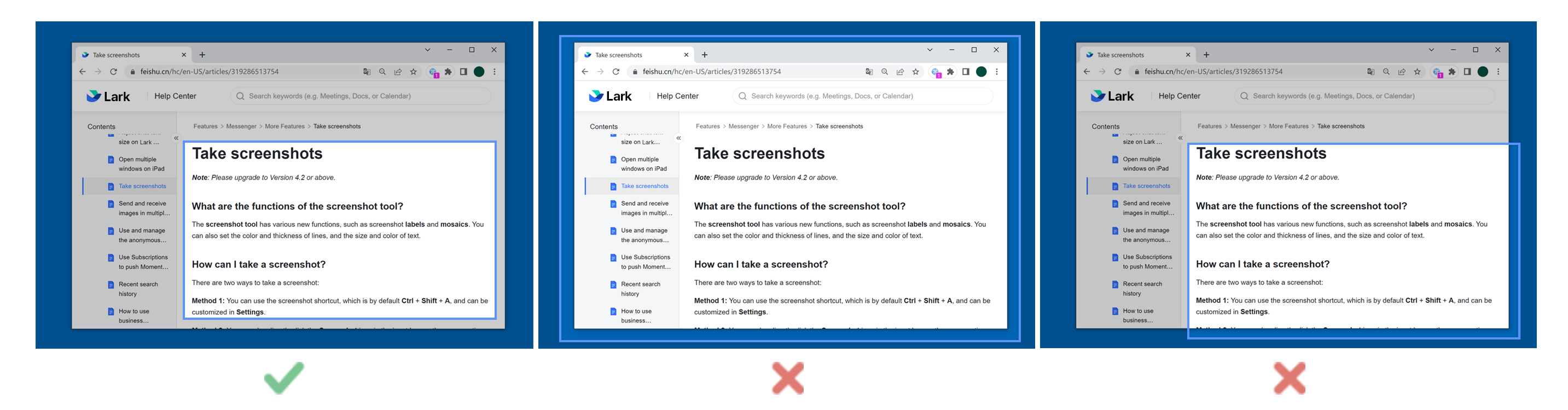 Record your screen and take scrolling screenshots