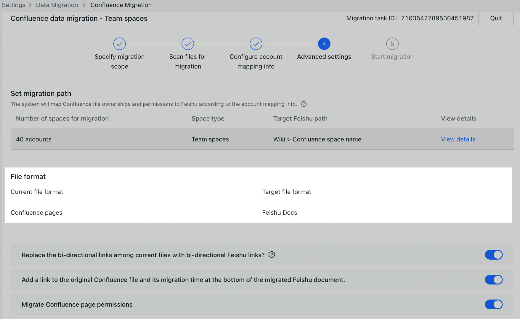 Migrate Confluence for Server to Wiki