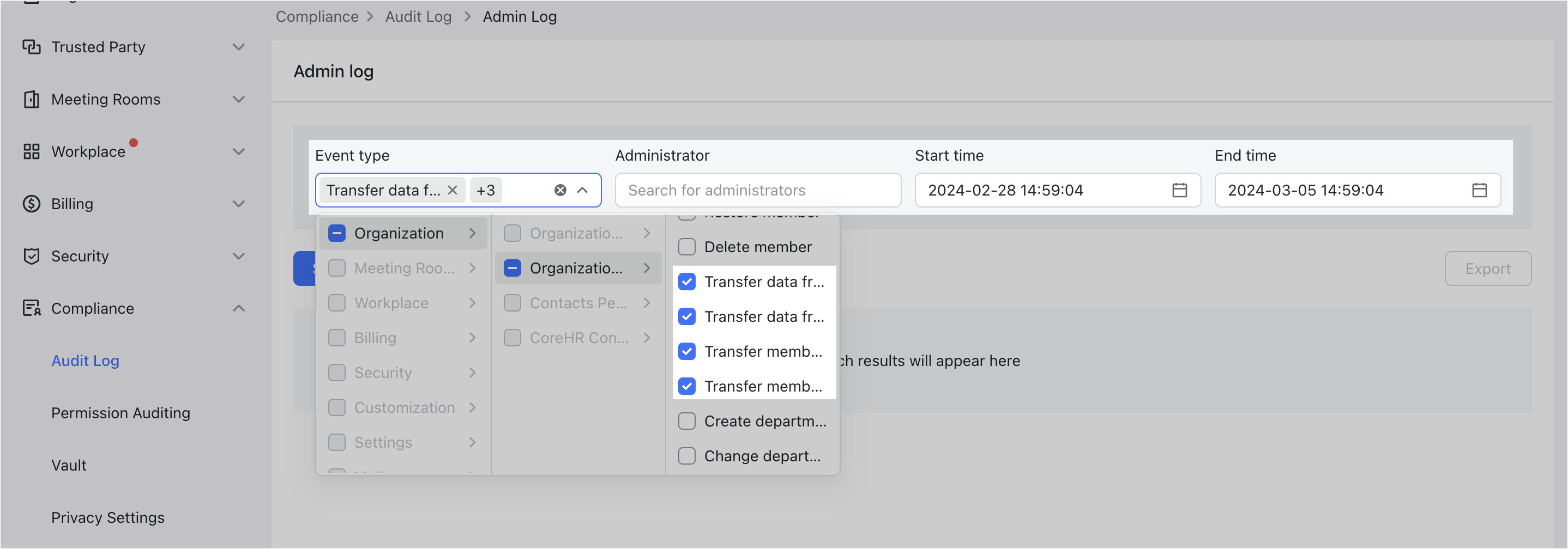 Admin | Delete members and reallocate resources