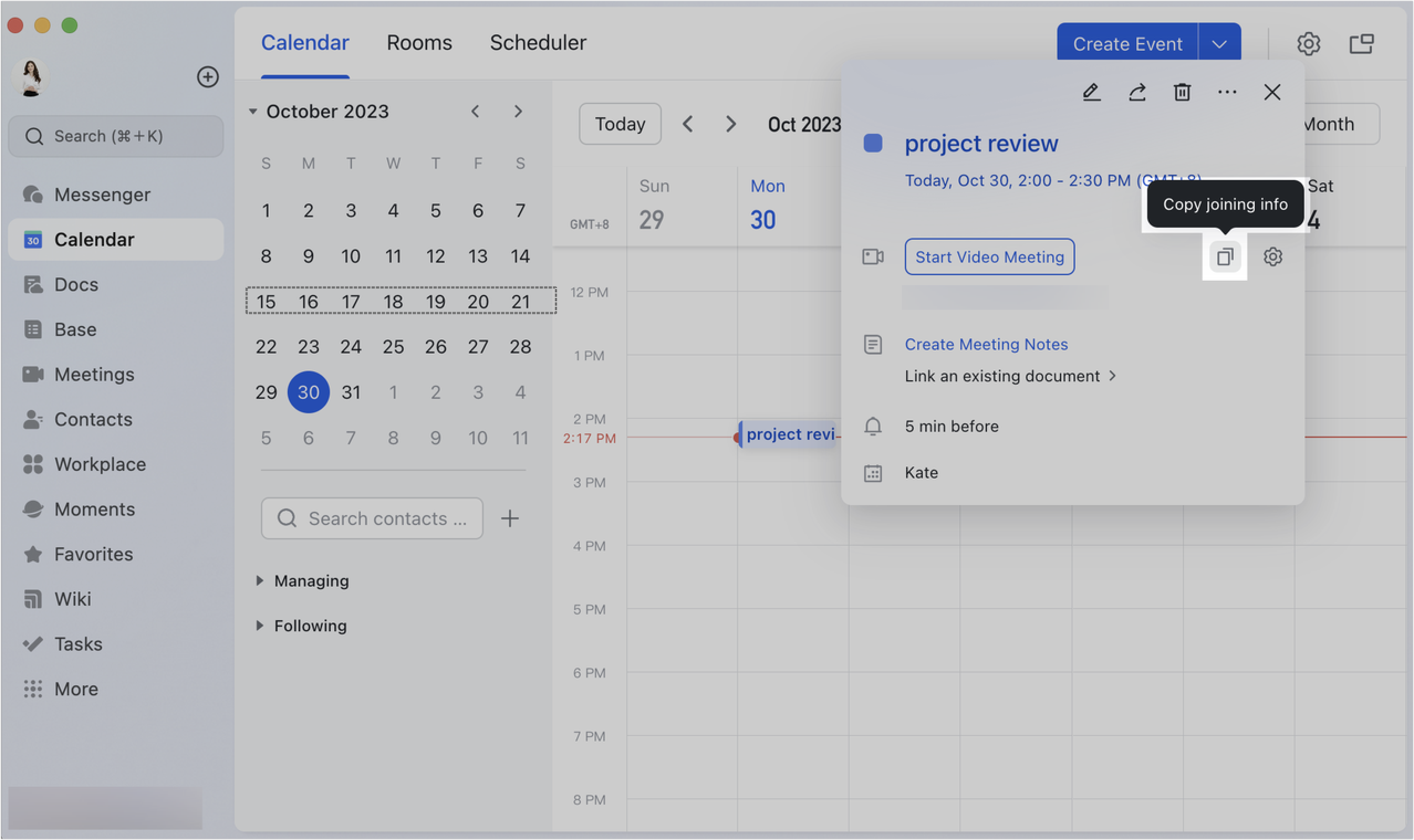 Start or join calls and video meetings