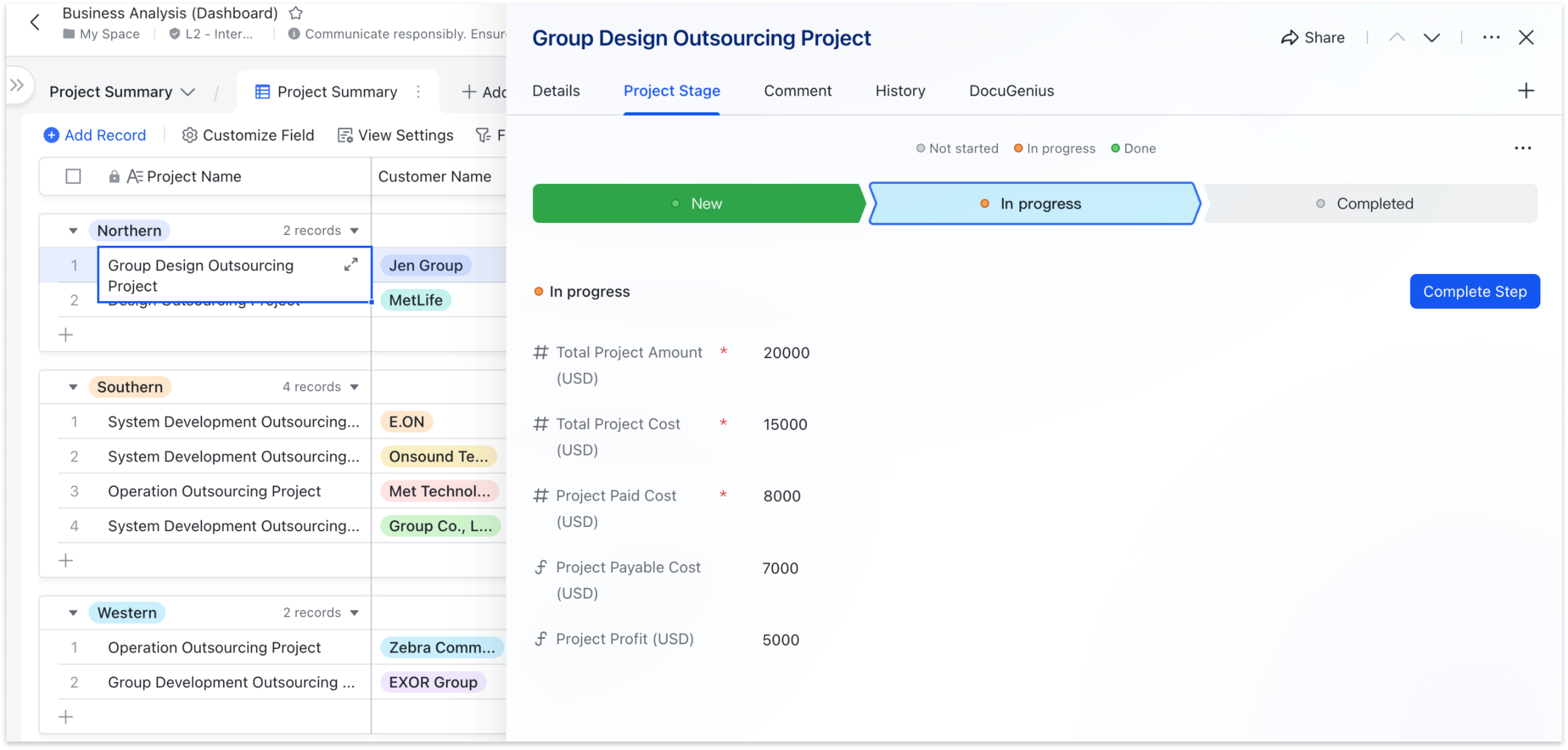 Use flow fields in Base