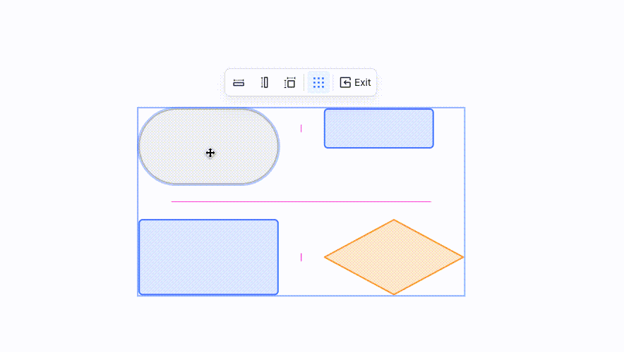 Batch edit shapes in a board