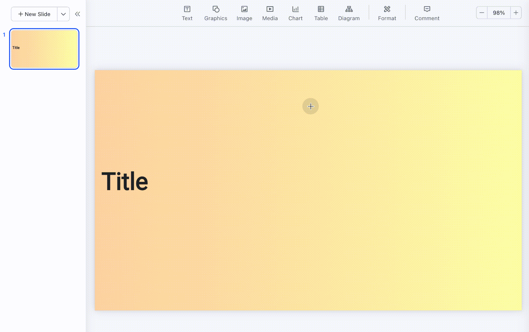 Set the slide master and layout