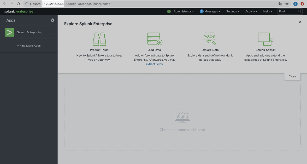 Use the Splunk Connector