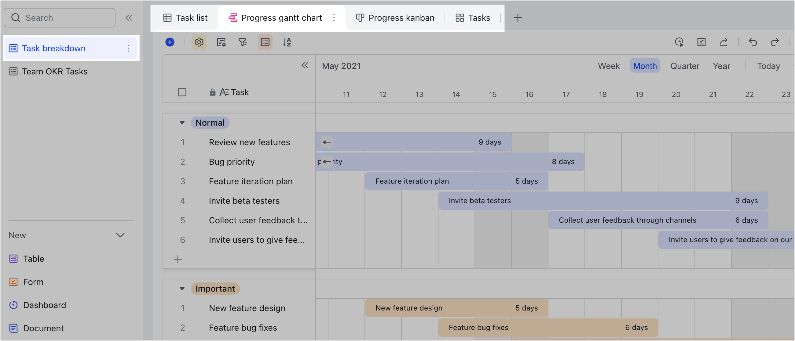 Introduction to tables and views in Base