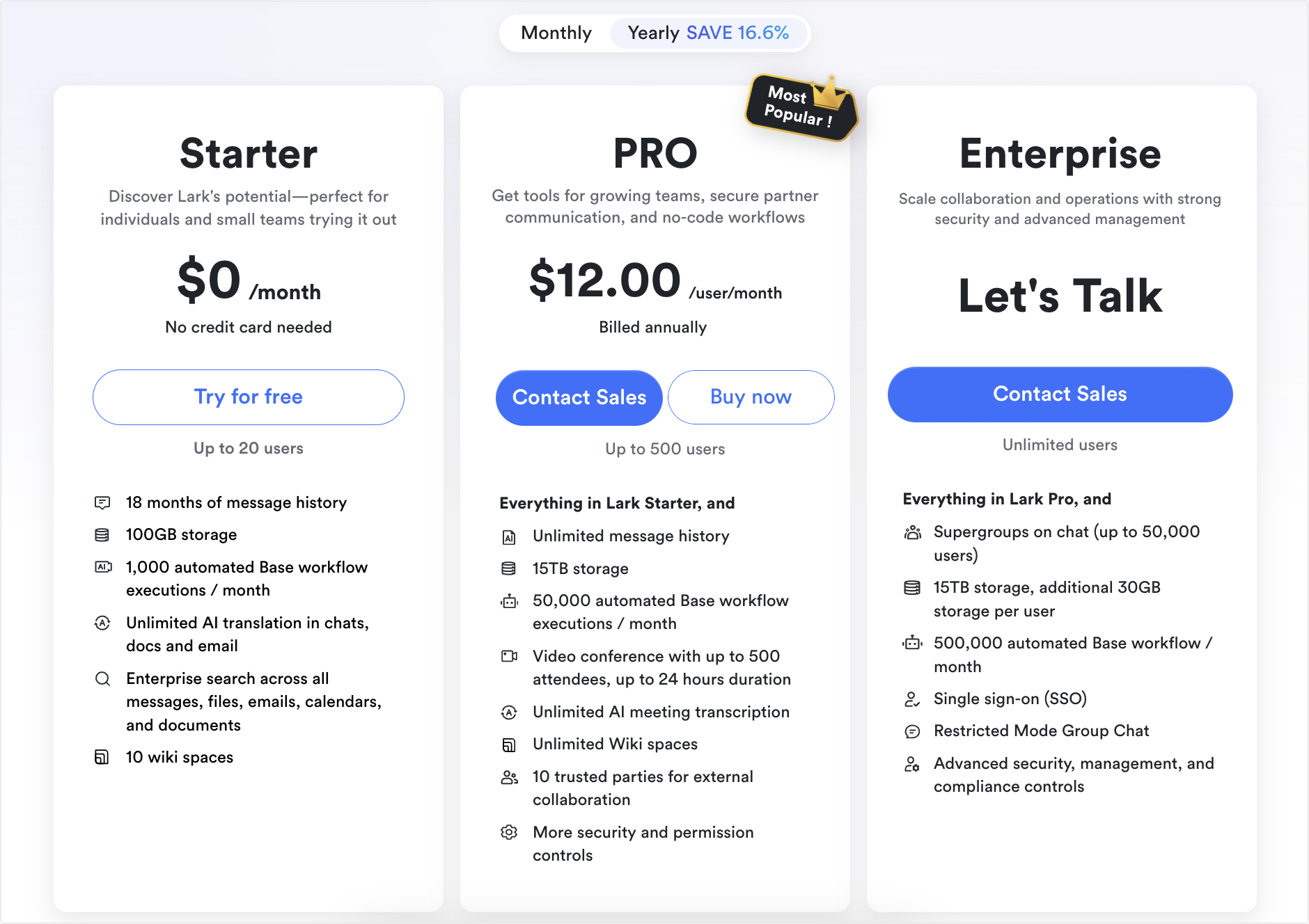 Admin | Purchase Lark paid plans