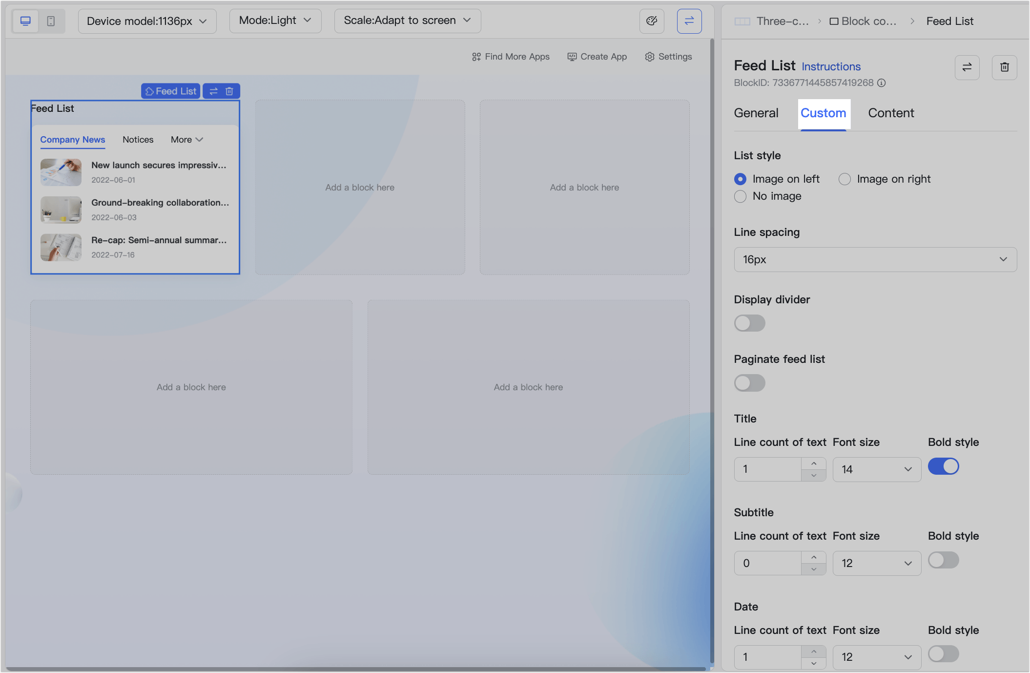 Edit a custom workplace with Workplace Builder
