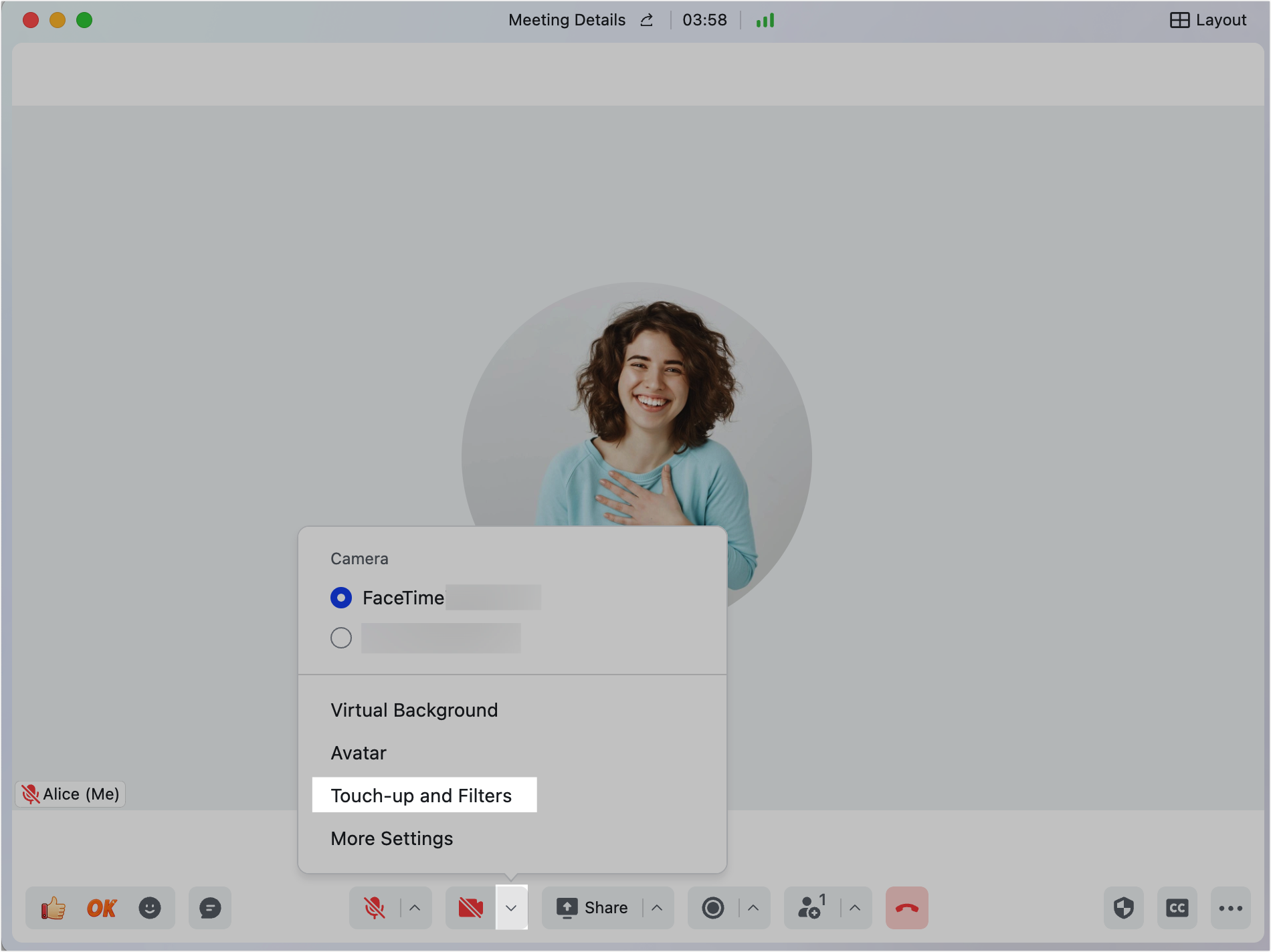 Use effects and filters