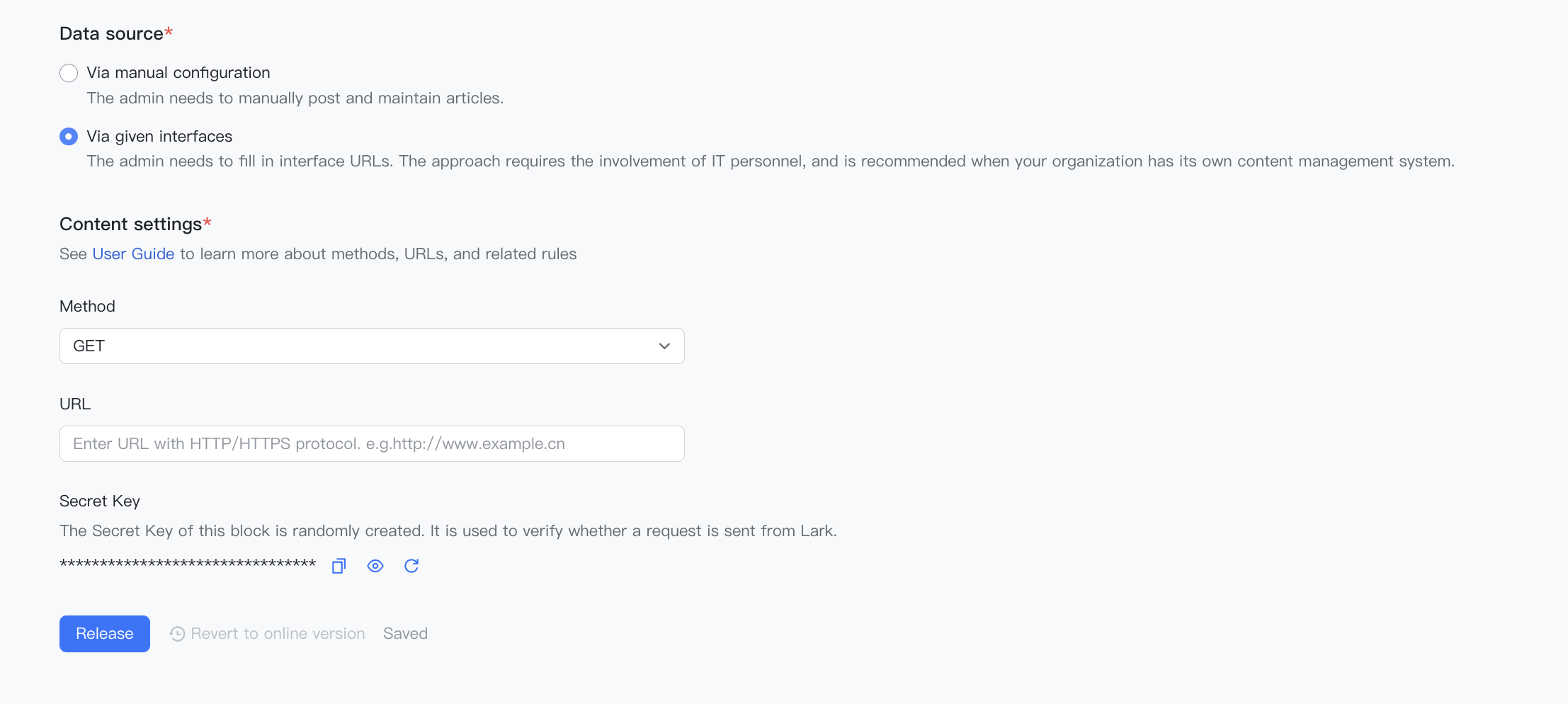 Use the Feed List block
