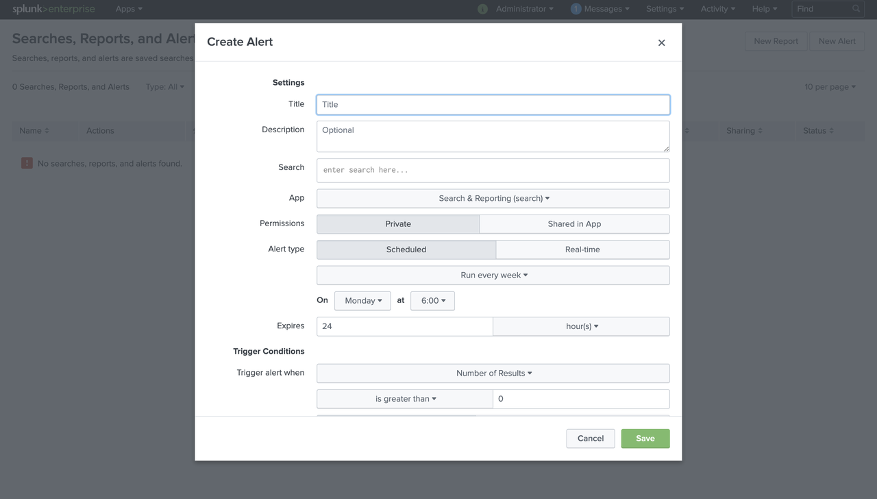Use the Splunk Connector