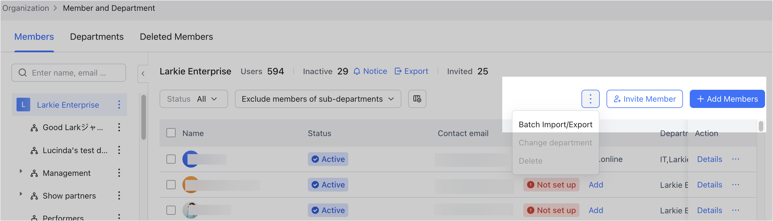 Admin | Invite or add members to your organization