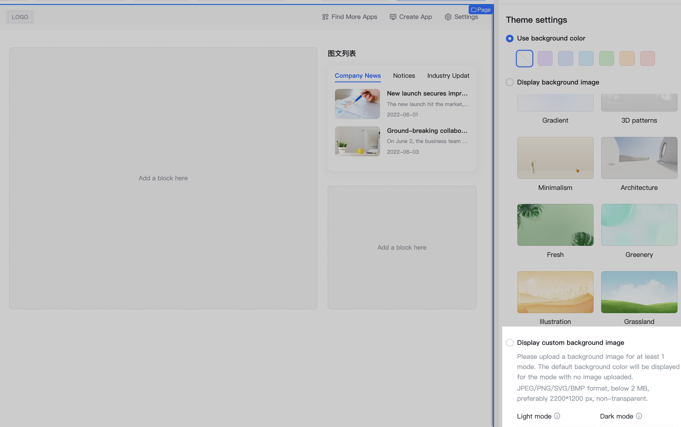 Edit a Custom Workplace