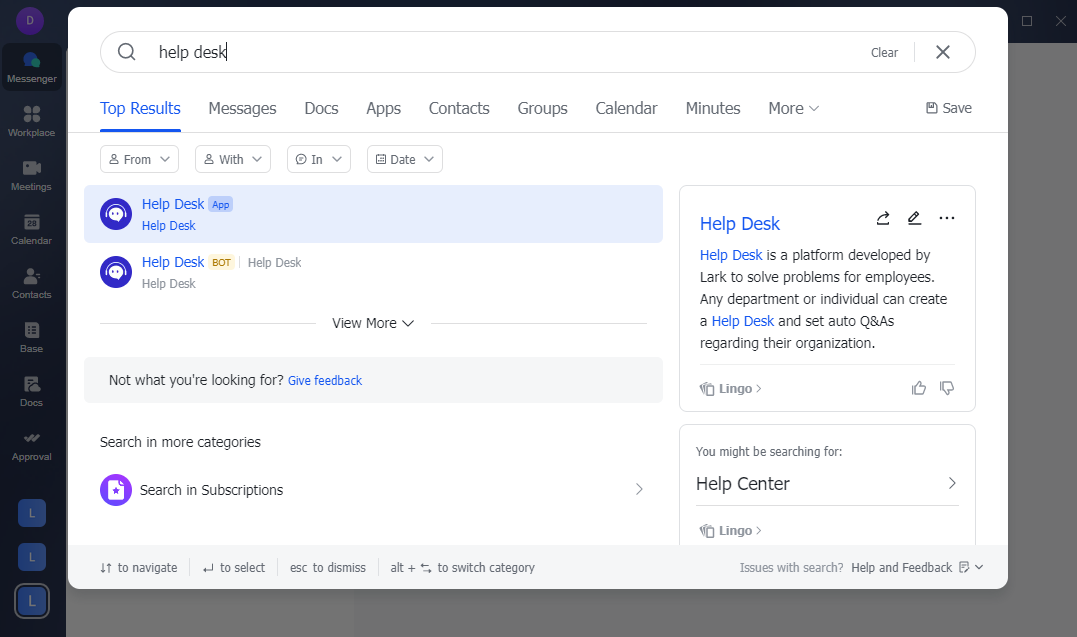 Create, update, and share help desks