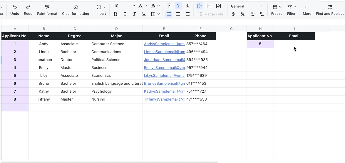 VLOOKUP Function