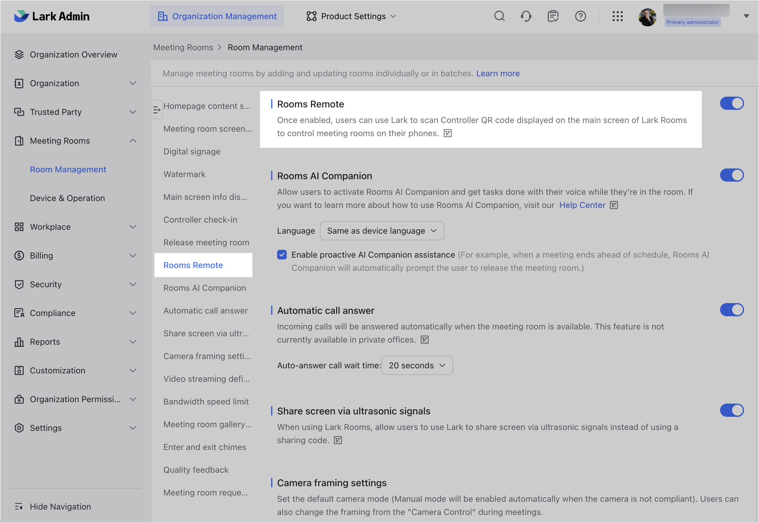 Use Room Remote in meetings