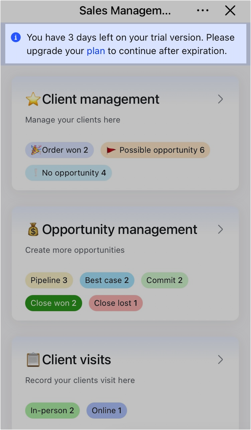 Use Work Mini Apps in Base