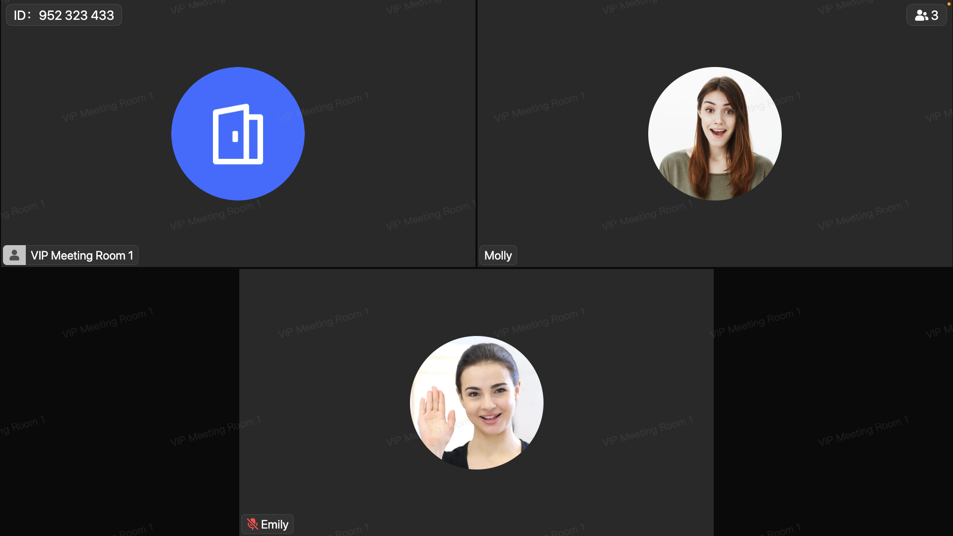 Change the video layout in Lark Rooms