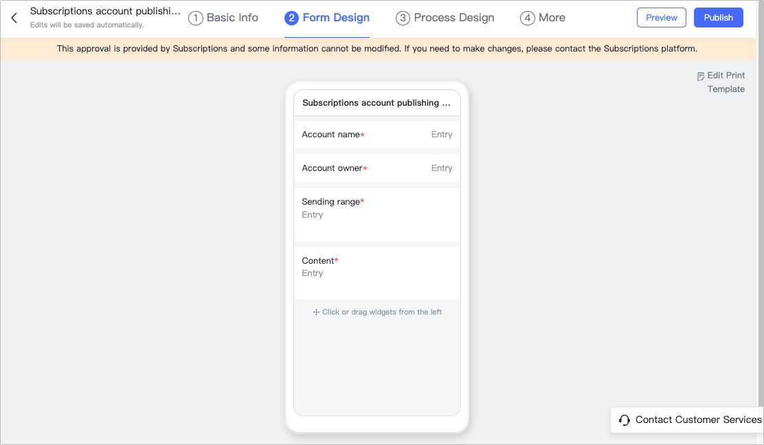 Create Subscriptions and Broadcasters accounts