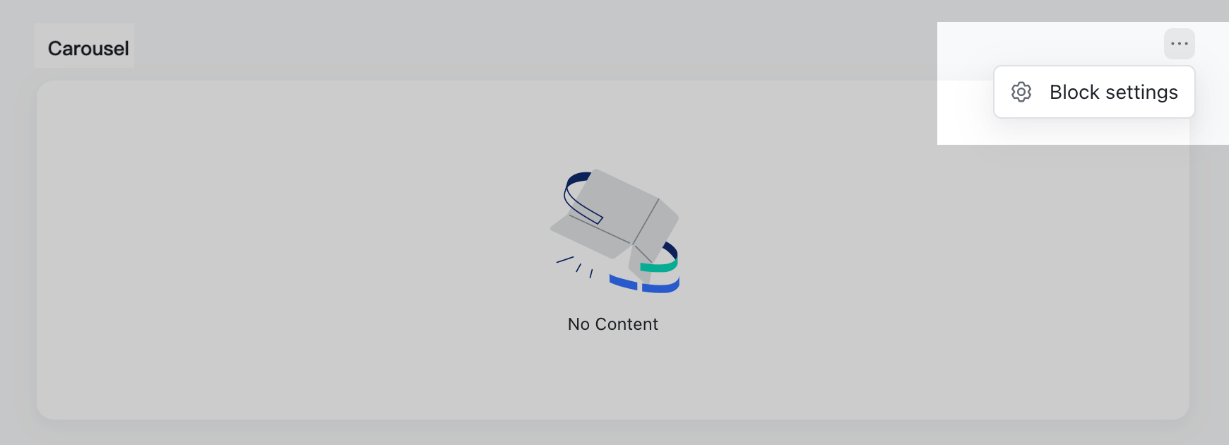 Use the Carousel block