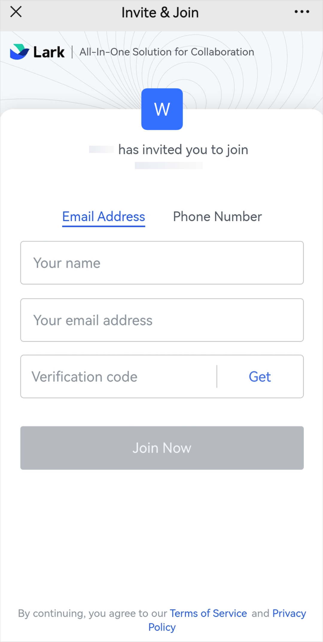 Use invite QR codes to join an organization