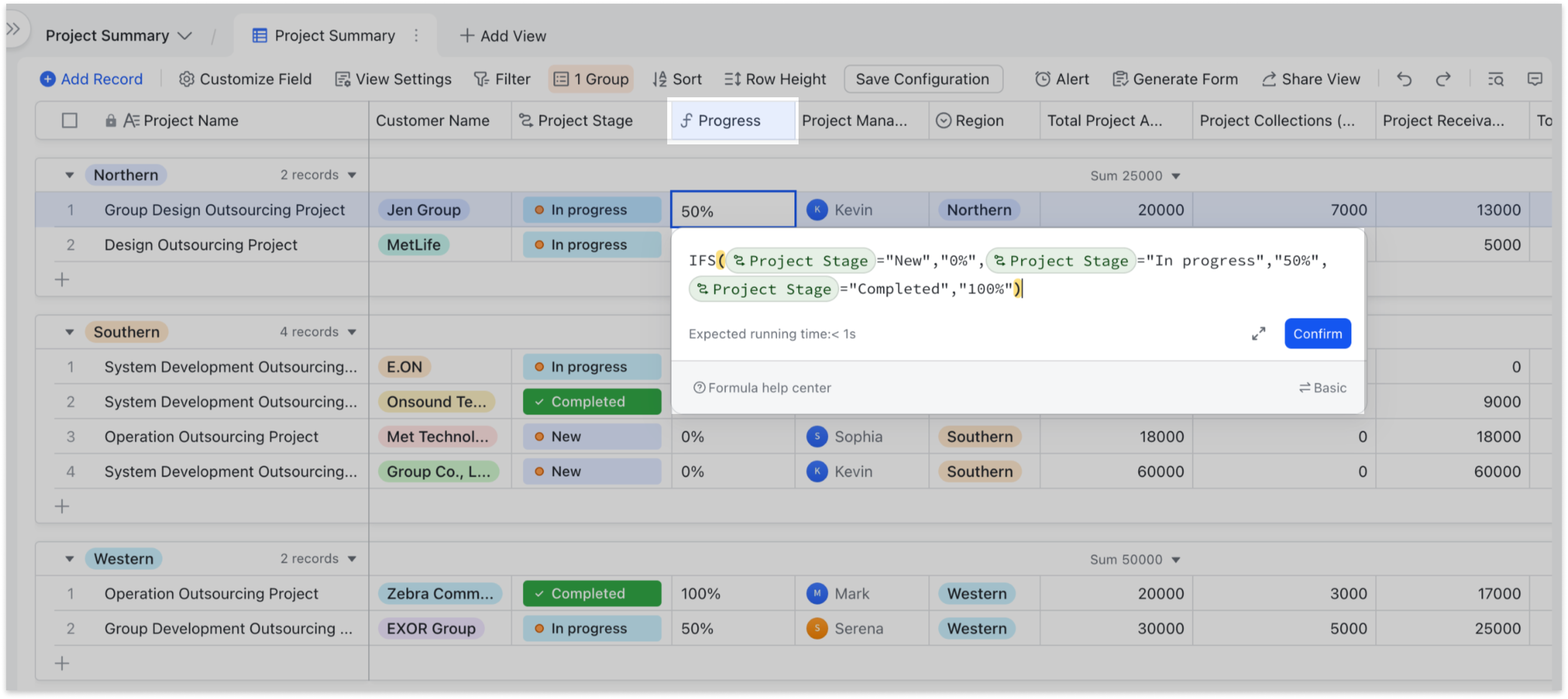 Use flow fields in Base