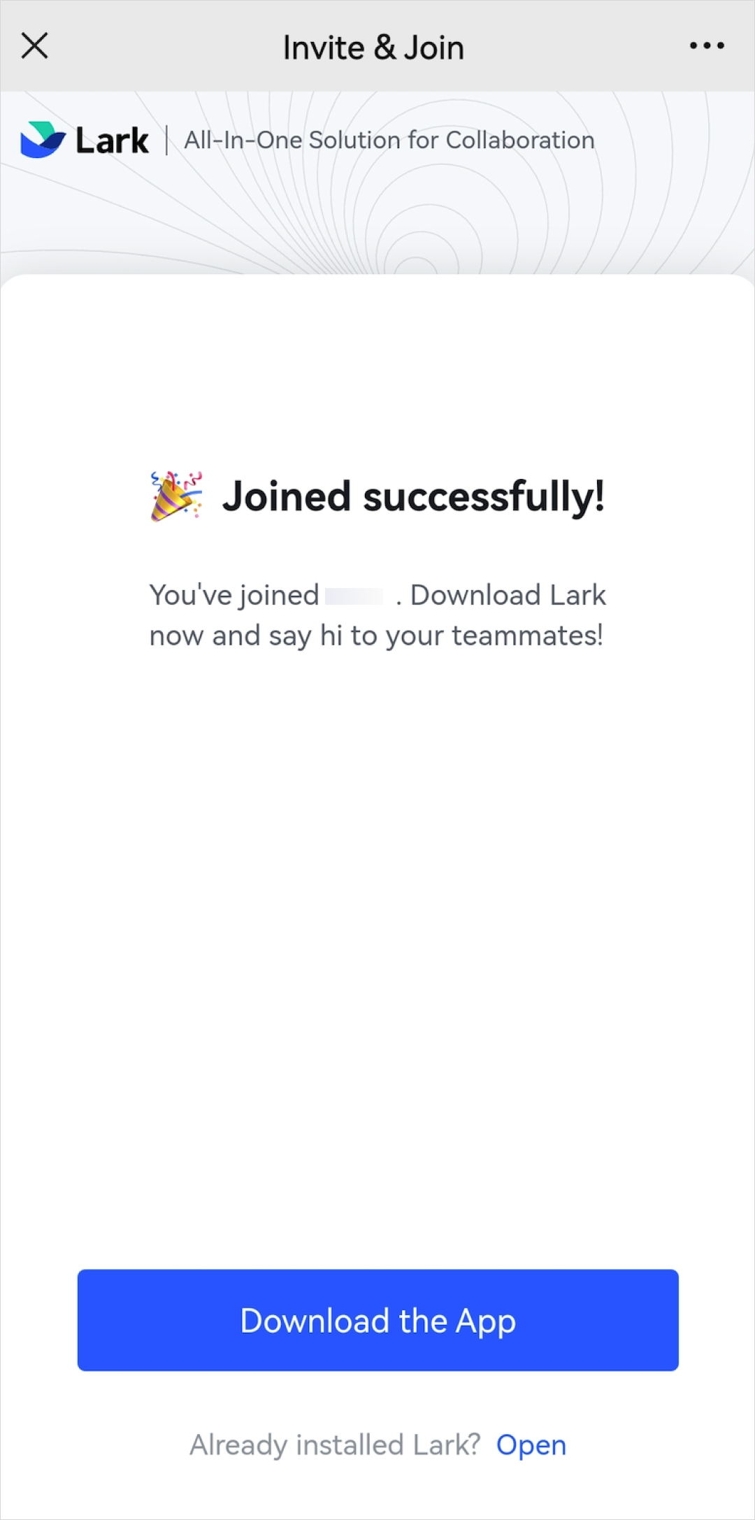 Use invite QR codes to join an organization