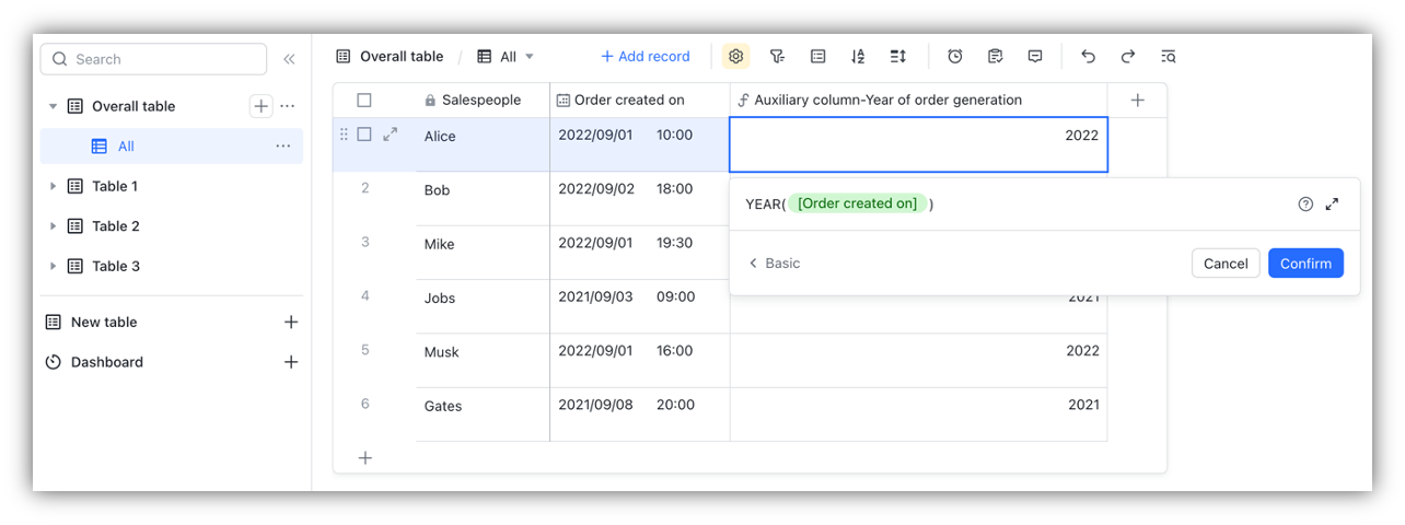 Optimize formula calculations in Base