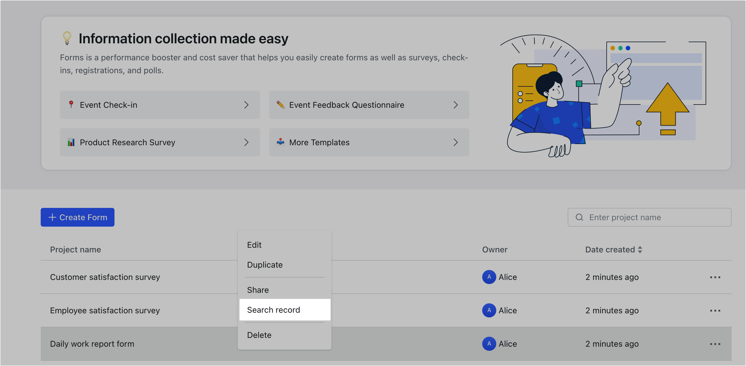 Get started with Lark Forms