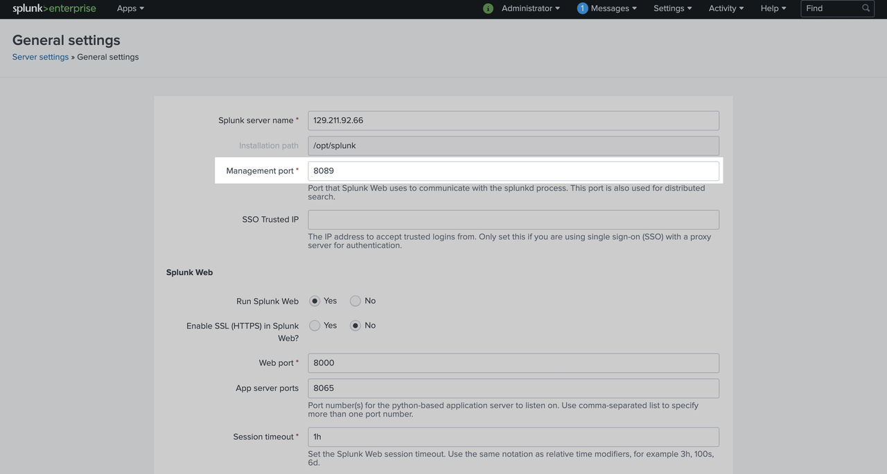 Use the Splunk Connector