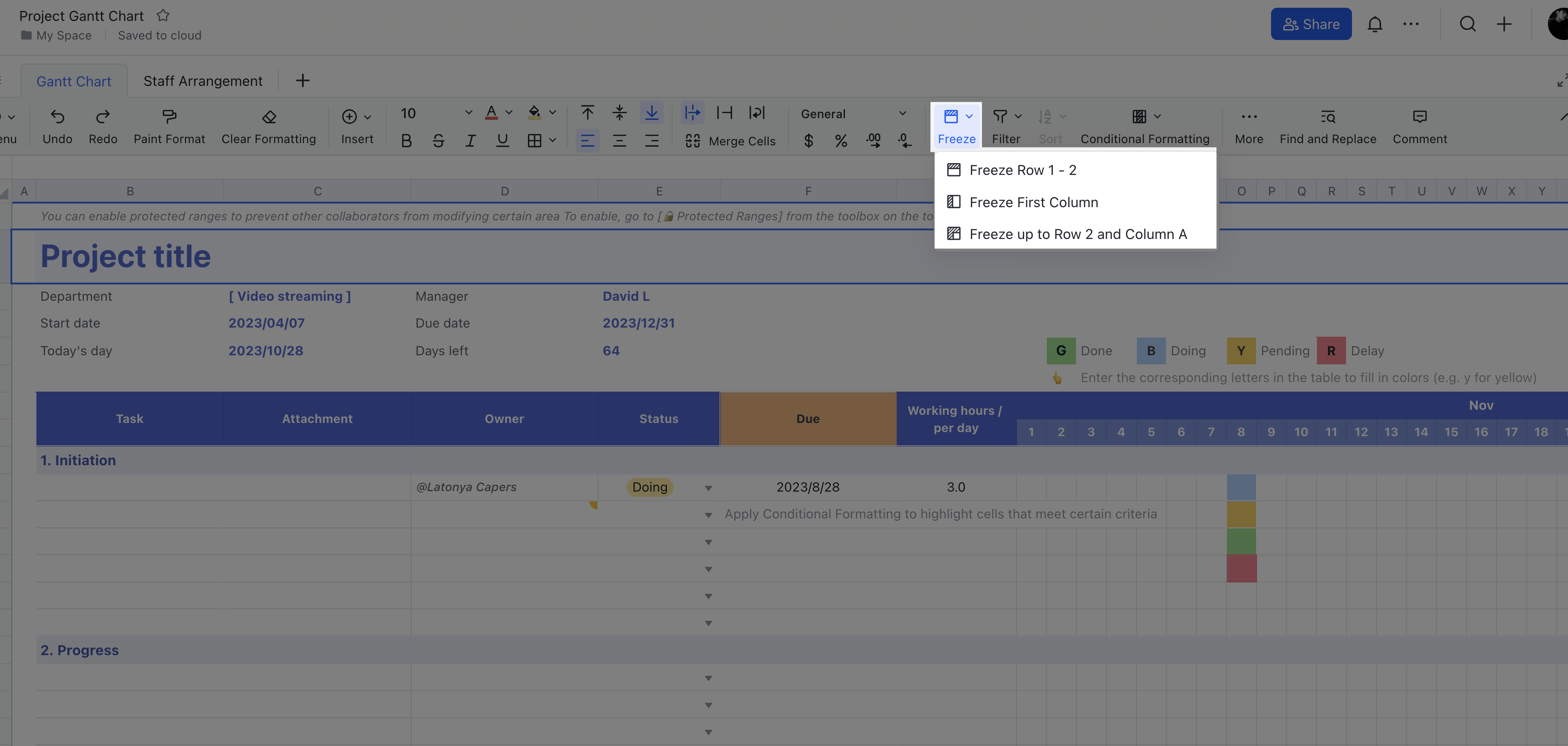 Get started with Sheets