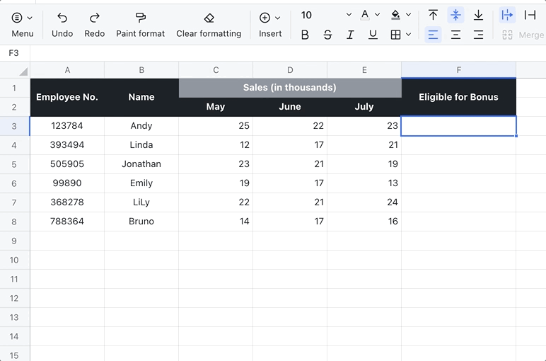 And Function For Sheets 