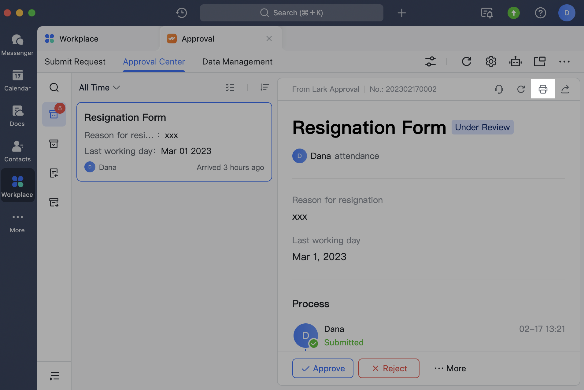 Lark Approval user guide