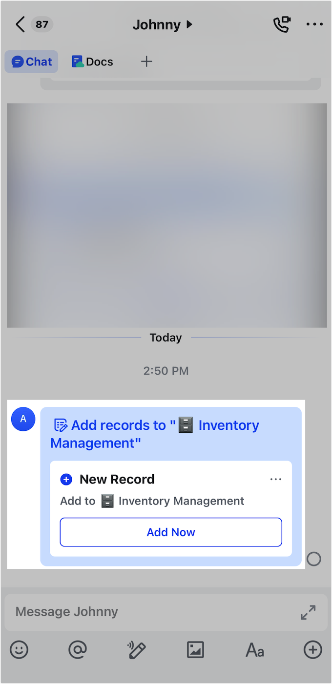 Quick add new Base records