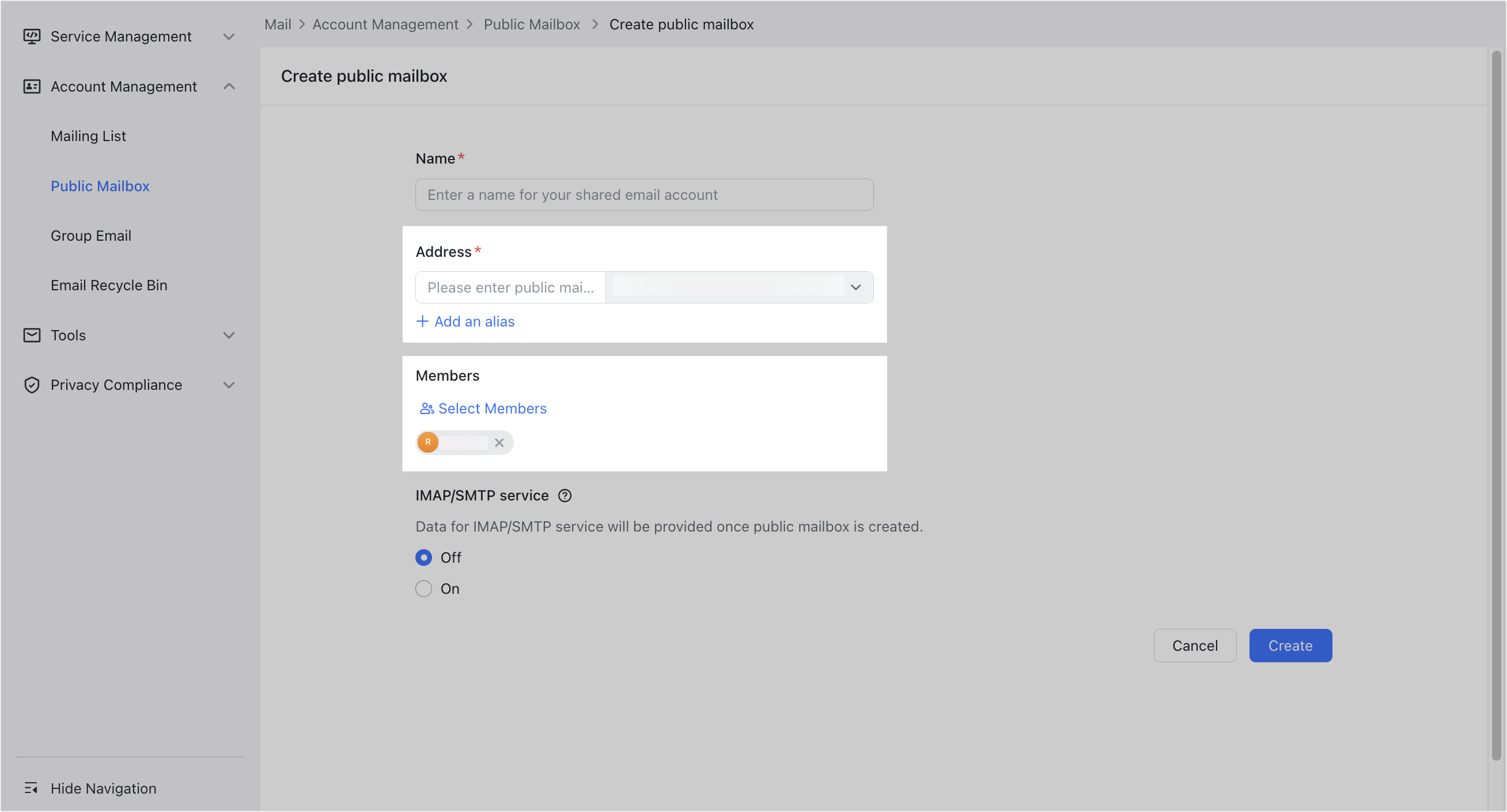 Admin | Migrate to Lark Mail service