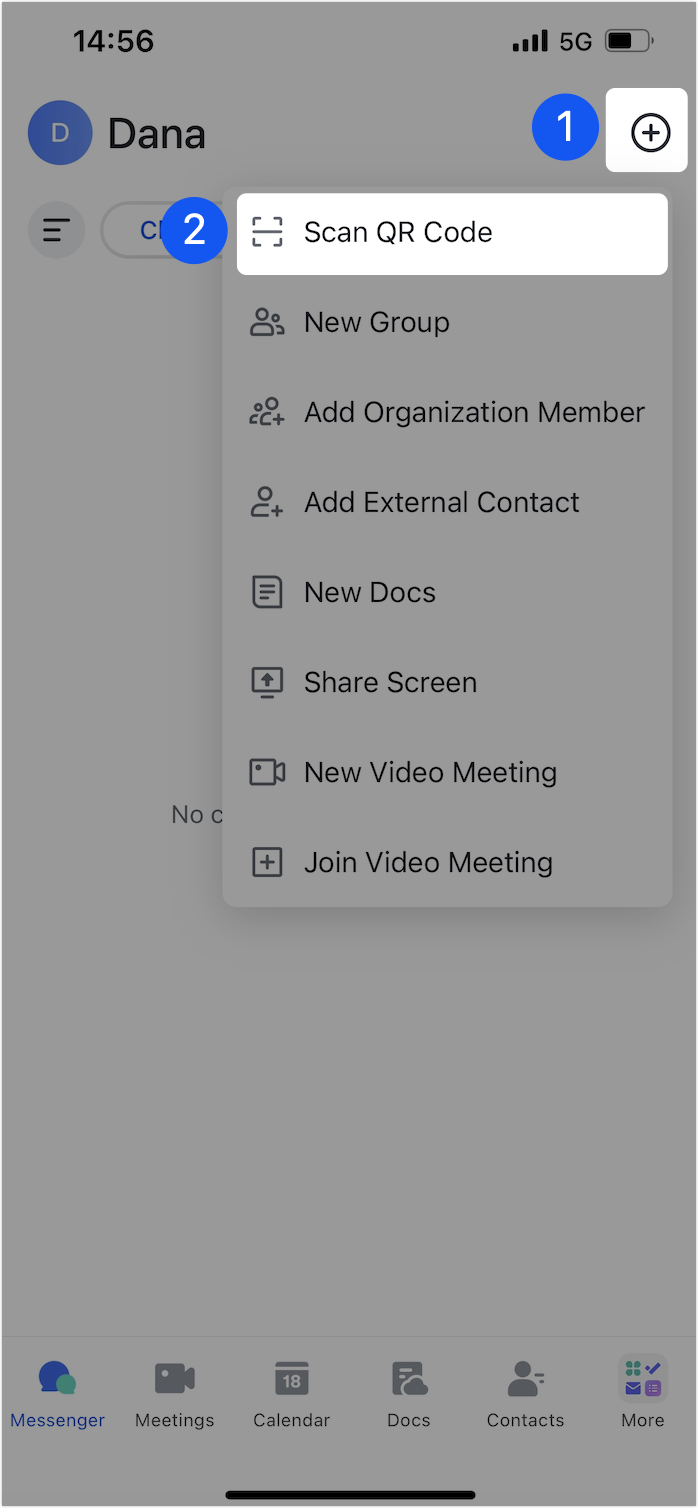 Log in and log out of your Lark account