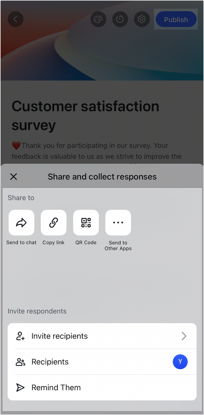 Use Lark Forms on mobile