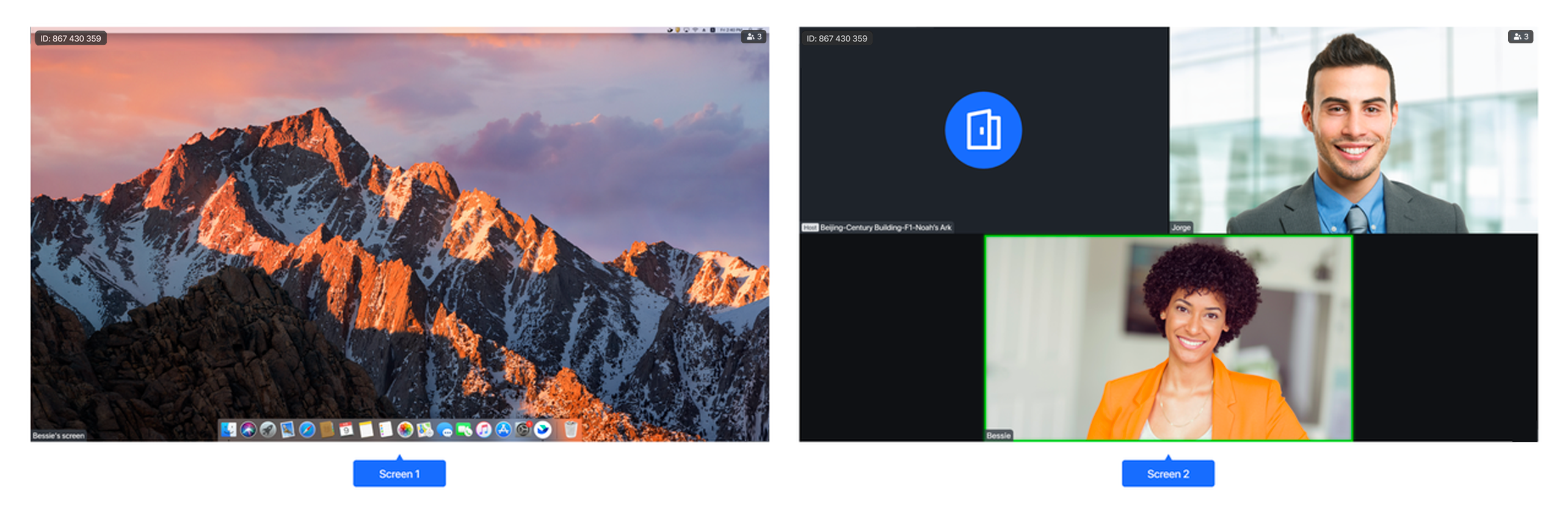 Change the video layout in Lark Rooms