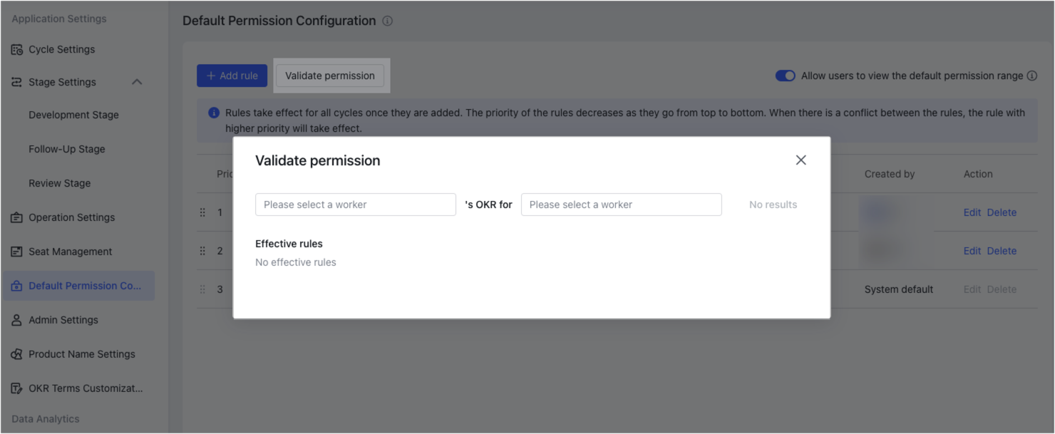 Lark OKR administrator guide