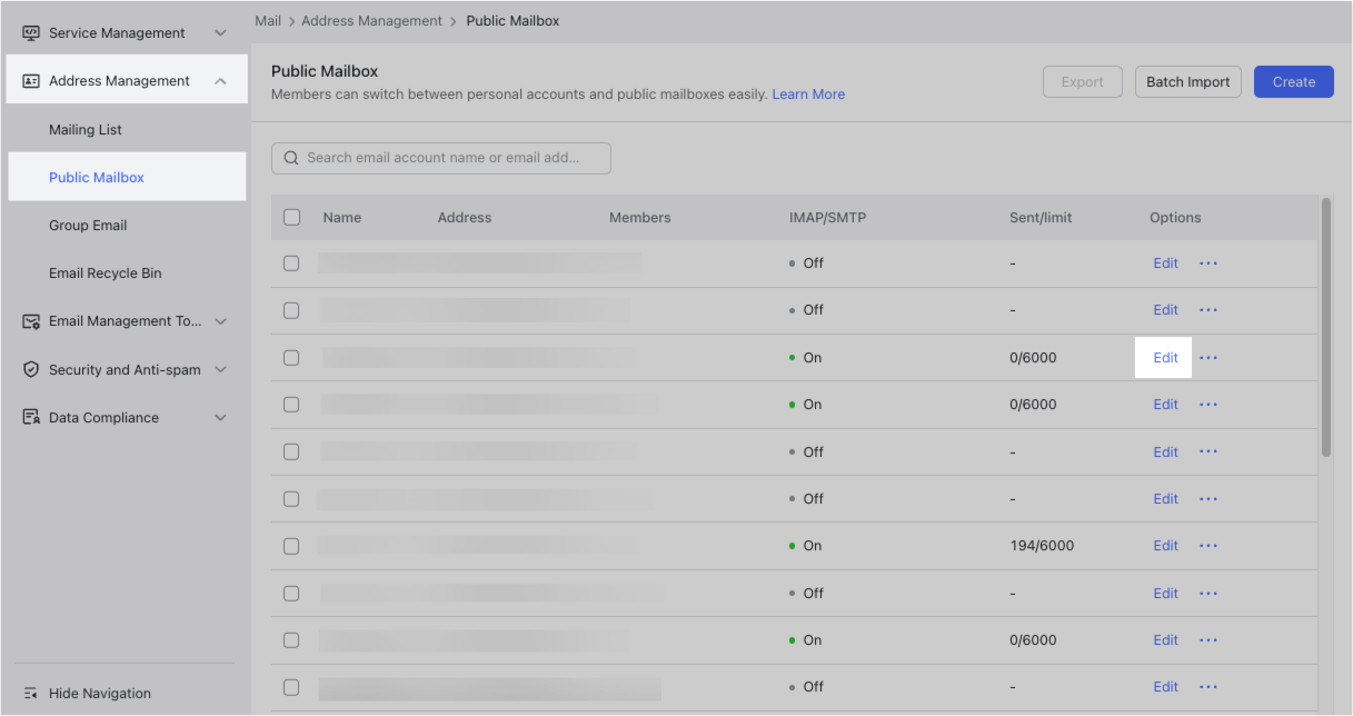 Update the SMTP server settings in business systems during email migration