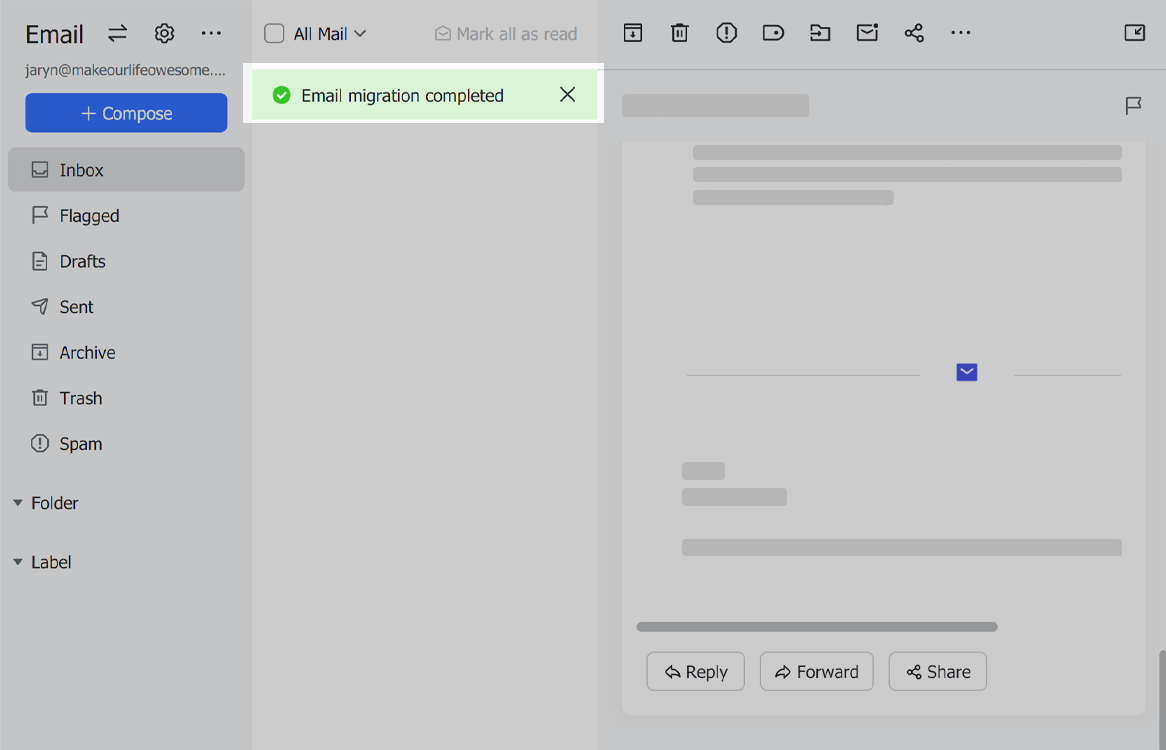 Migrate emails (for Tencent Enterprise Mail users)