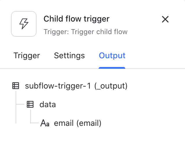 Child Flow Trigger