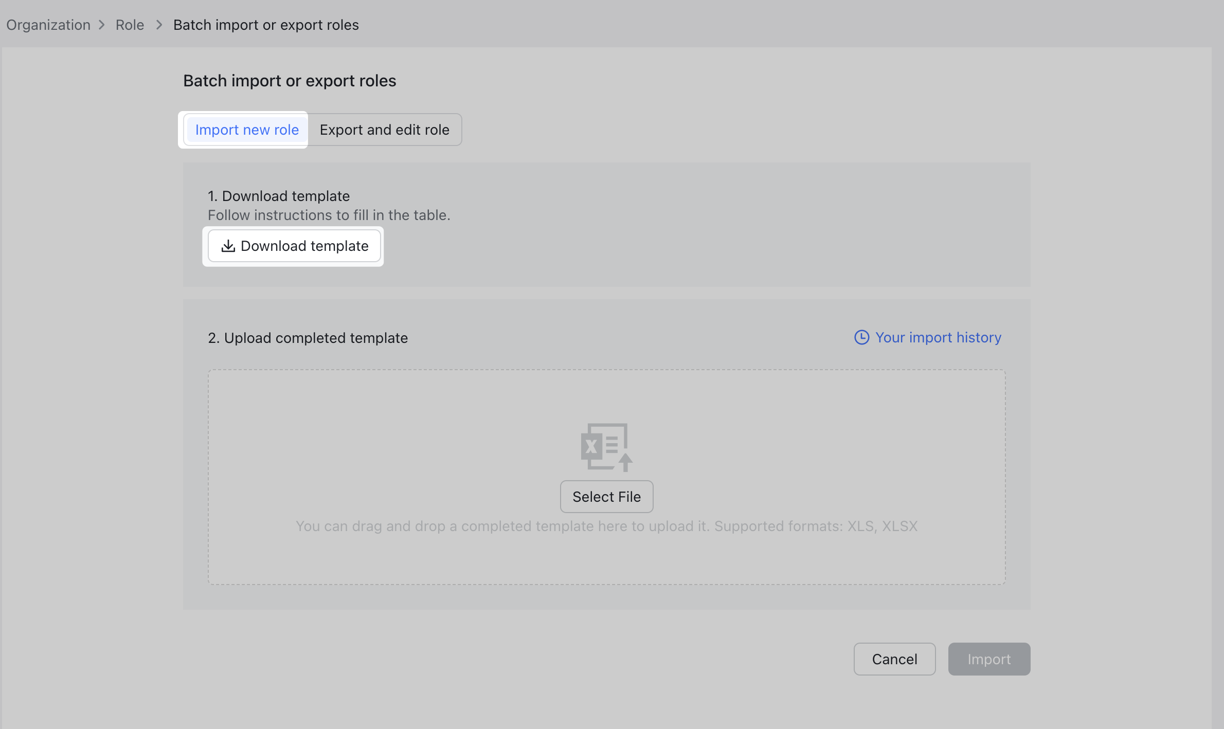 Admin | Set roles for Approval